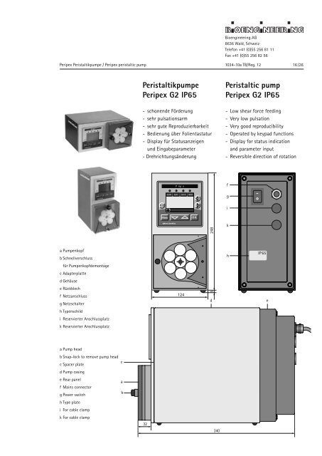 Bioengineering AG8636 Wal