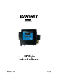 Ultra Micro-Pro UMP 100 / 200 Series Instruction Manual - knight llc