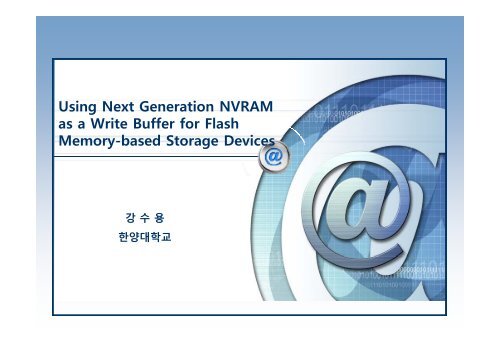 Using NVRAM Write Buffer for NAND Flash Memory-based Storage ...