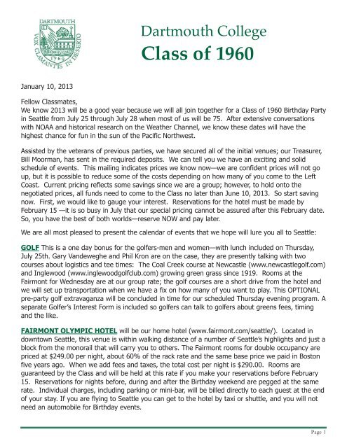 Reunion Letters Examples