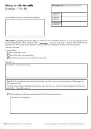 SECTION 9 Statement of fa