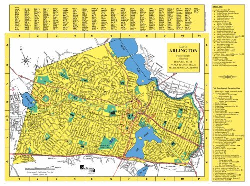 Vision 2020 Map - Arlington, MA