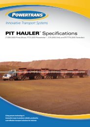 T1250 6x4 Prime Mover-Tractor - Powertrans