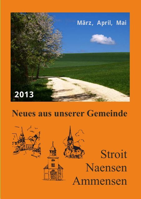 Gemeindebrief Maerz Mai Kirchen - Pfarrverband Naensen