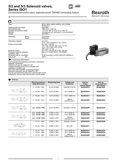 5 2 And 5 3 Solenoid Valves Series ISO1 5-2-and-5-3-solenoid-valves-series-iso1