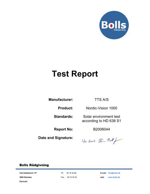 Test Report