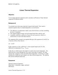 ASTM E 831 Standard Test Methods for Linear Thermal Expansion ...