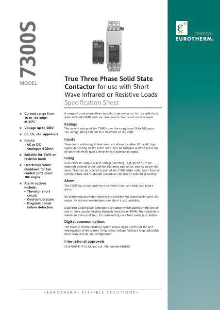 7300S - Eurotherm Ltda