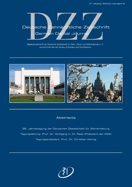 Deutsche Zahnärztliche Zeitschrift - Online DZZ