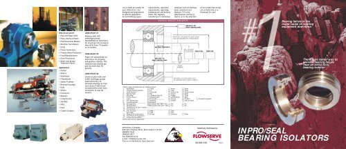 INPRO/SEAL BEARING ISOLATORS