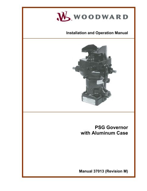 PSG Governor with Aluminum Case