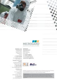 Microgard/Microchem Chemical Permeation Chart