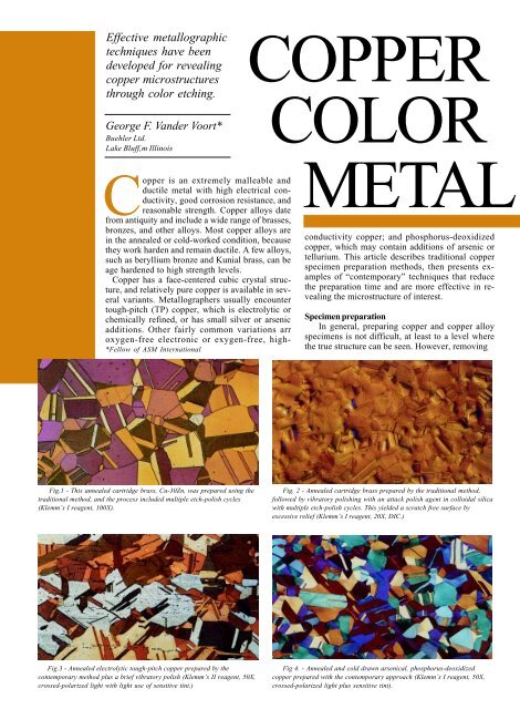 Copper Color Metal