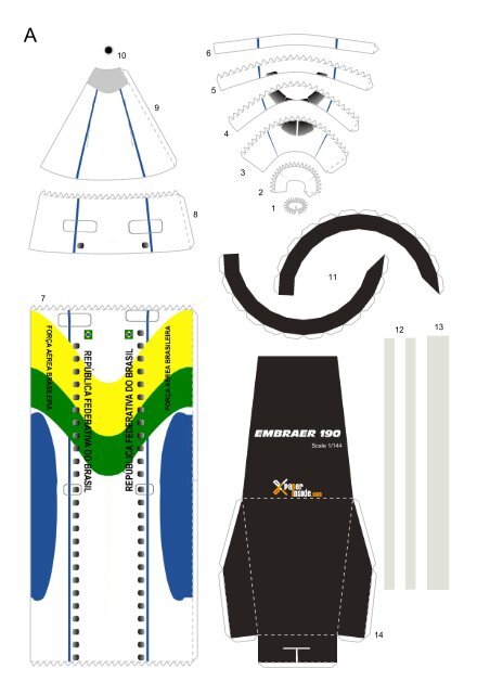 Embraer 190 - Paper Inside