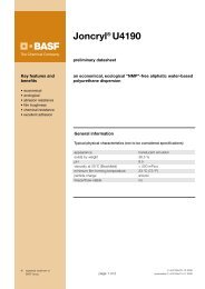 Joncryl 8050 (29-10-2008):TDS BASF Template.qxp.qxd