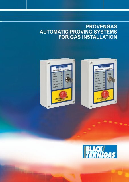 provengas automatic proving systems for gas ... - Black Teknigas