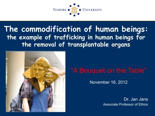 The commodification of human beings: