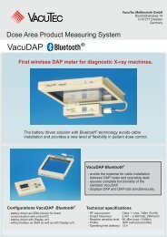 VacuDAP System - VacuTec Meßtechnik GmbH