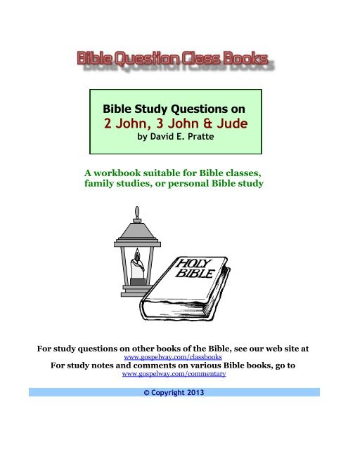 2 John-Jude - Bible Study Lessons