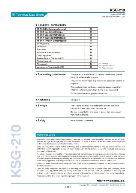 KSG-210 Emulsifying Silicone Elastomer