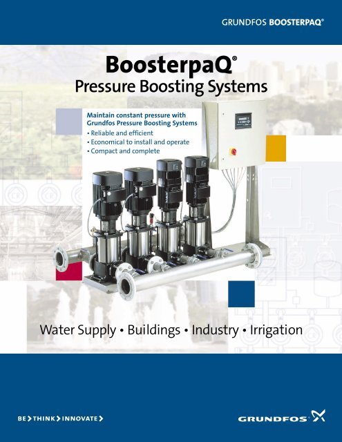 Grundfos booster paq - T-P Pump and Pipe Co.