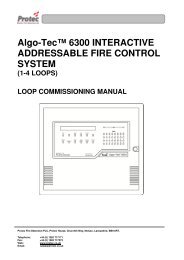 6400 Operating Manual - Protec Fire Detection