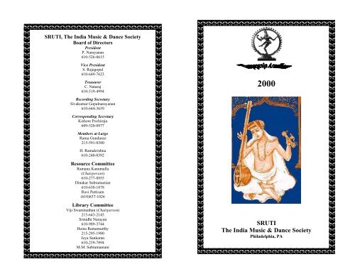 PDF - SRUTI The India Music & Dance Society