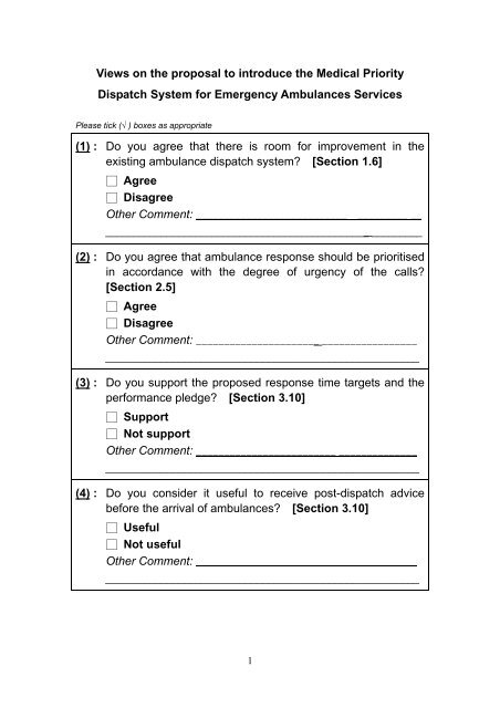 Ambulance Services: Medical Priority Dispatch System - Hkfsd.gov.hk