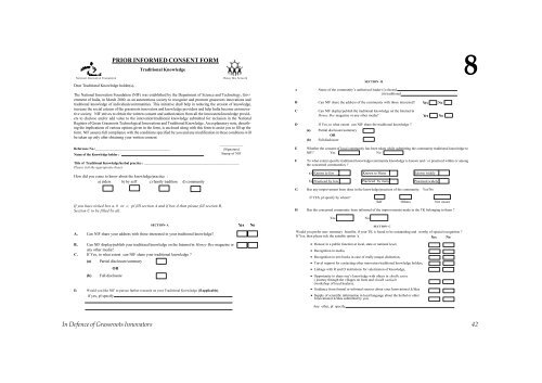 Prior Informed Consent Form ... - apctt
