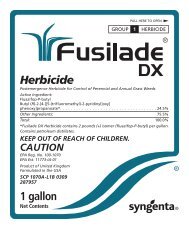 Tenacity Herbicide MSDS Sheet