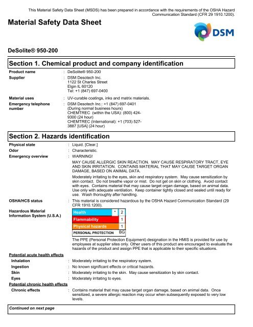 Msds De Diclorometano