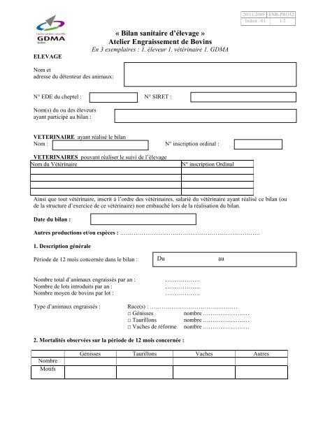 exercice d'élevage 6ème SVT