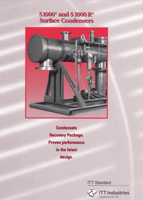 Surface Condensers Brochure (S1000 & S1000R) - ITT Standard