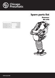 Spare parts list - ATS Equipment