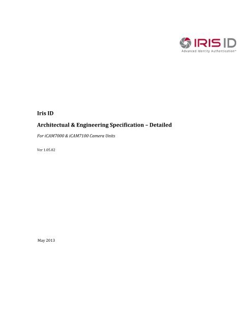 Device Manager - Iris ID