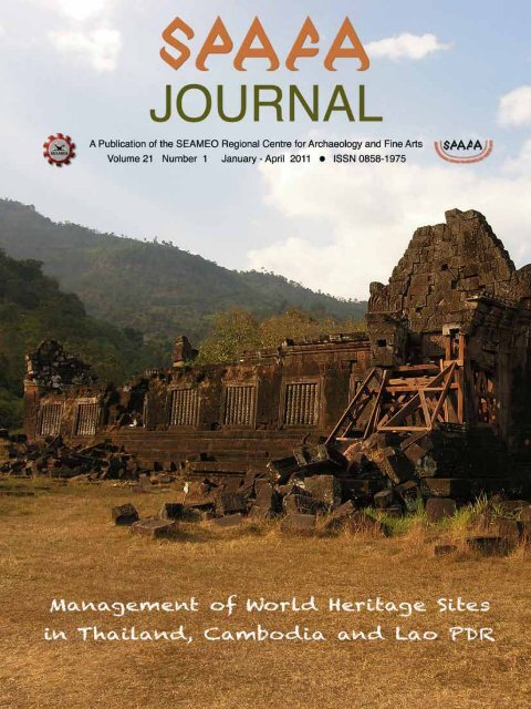 SPAFA JOURNAL Volume 21 Number 1 January ... - Seameo-SPAFA