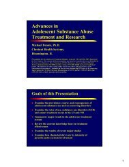 (GAIN-I) - Core Only - Chestnut Health Systems