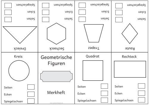 Geometrische Figuren - Zaubereinmaleins