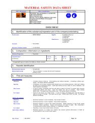 Zip-Chem Products Calla 1452 Material Safety Data ... - SkyGeek