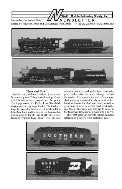 N E W S L E T T E R - NTRAK Modular Railroading Society, Inc.