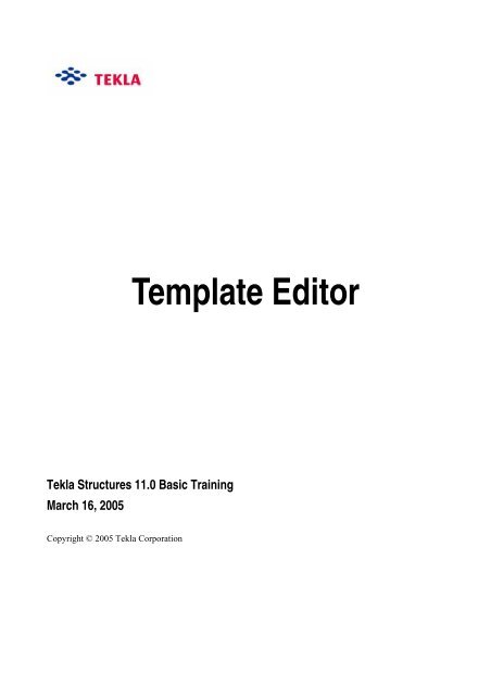 Template Editor - Free