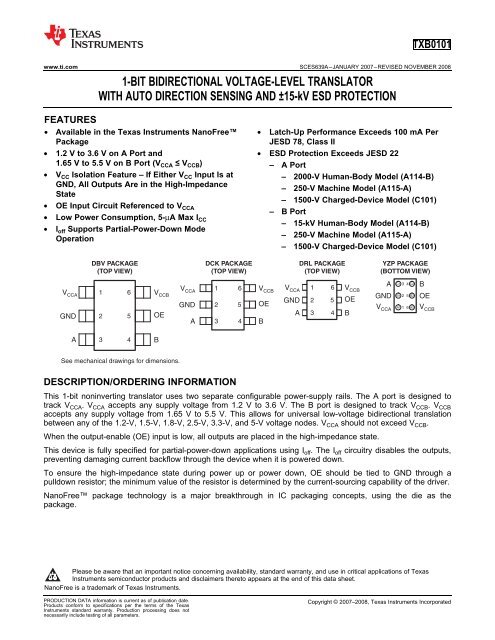 1-Bit Bidirectional Voltage-Level Translator With Auto Direction ...