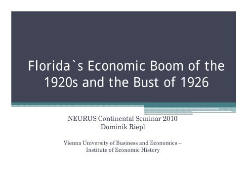 Booming Economy 1920s