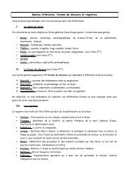 les formes de discours ou types de texte - Lyceedadultes.fr