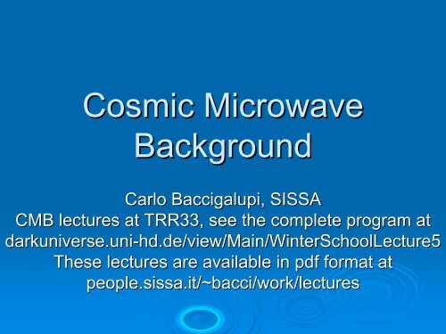 cosmic microwave background observables.pdf - The Dark Universe ...