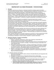 (BAL) Culture Procedure, Quantitative