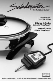 REPLACEMENT PARTS CATALOG - Saladmaster Secure Site