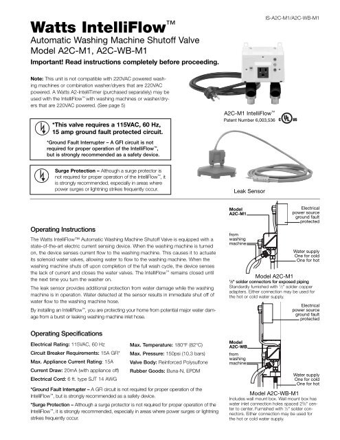 Watts IntelliFlowâ ¢ - Clean My Water