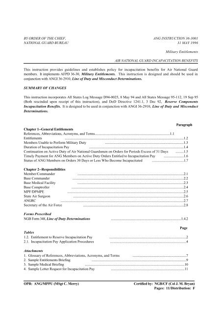 ANGI 36-3001 - NGB Publications and Forms Library