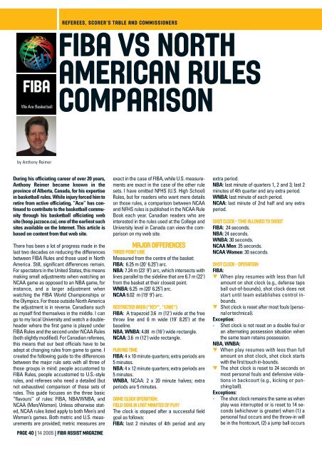 What are the differences between the NBA and FIBA basketball🦠 Conheça a ...